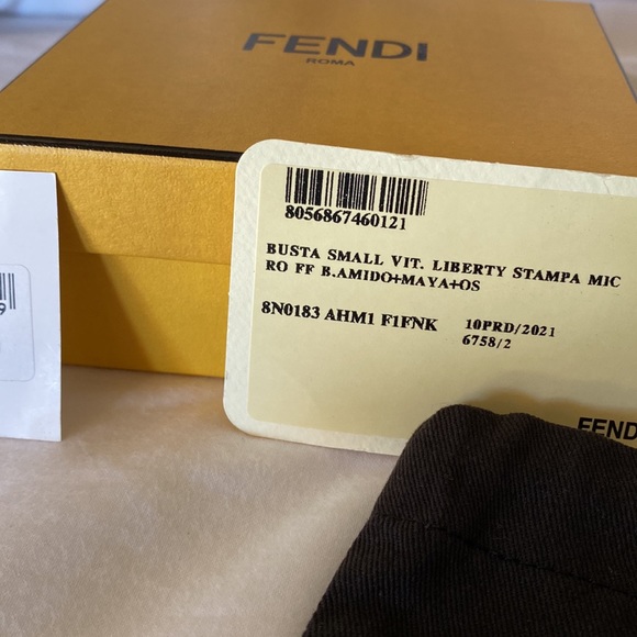 Fendi | Accessories | Authentic Fendi Brown Embossed Leather Coin Purse ...